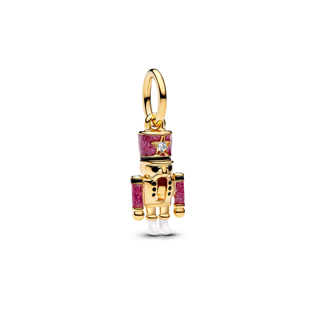 763583C01 | Pandora Gold Moments Moveable Nutcracker Dangle Charm