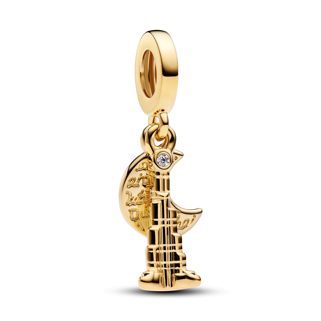 763991C01 | Pandora Gold Moments Charm Pendant Burj Khalifa