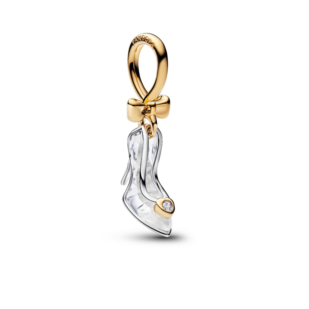 764327C01 | Pandora Gold Moments Disney Princess Cinderella Shoe Dangle ...