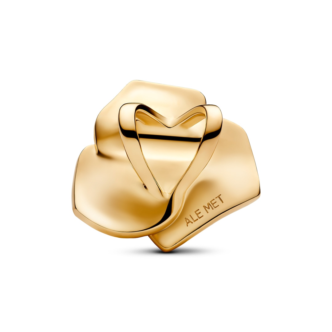 763675C00 | Pandora Gold Moments Rose in Bloom Oversized Charm