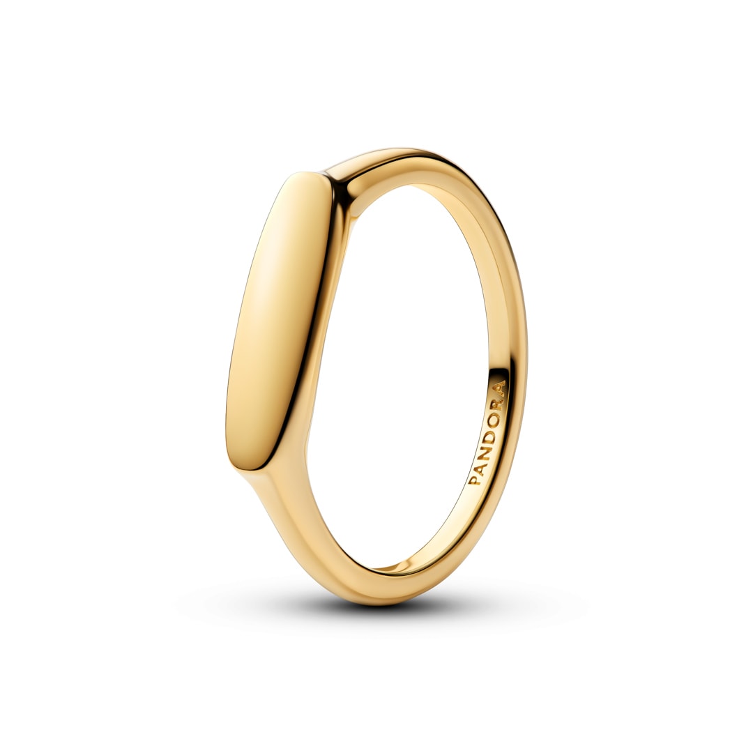 163986C00 | Pandora Gold Moments Bague Barre