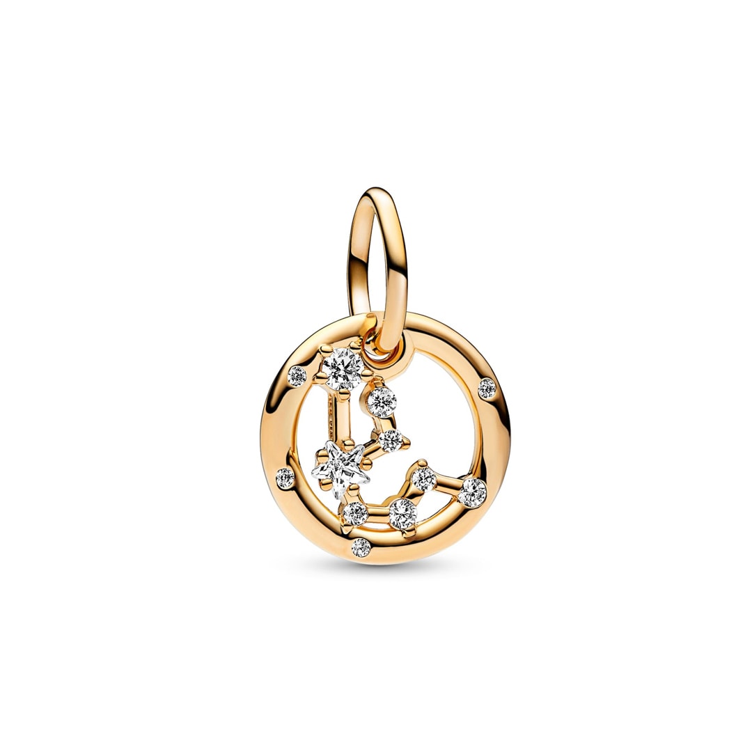 Pandora Gold Moments Sternzeichen Wassermann Charm-Anhänger