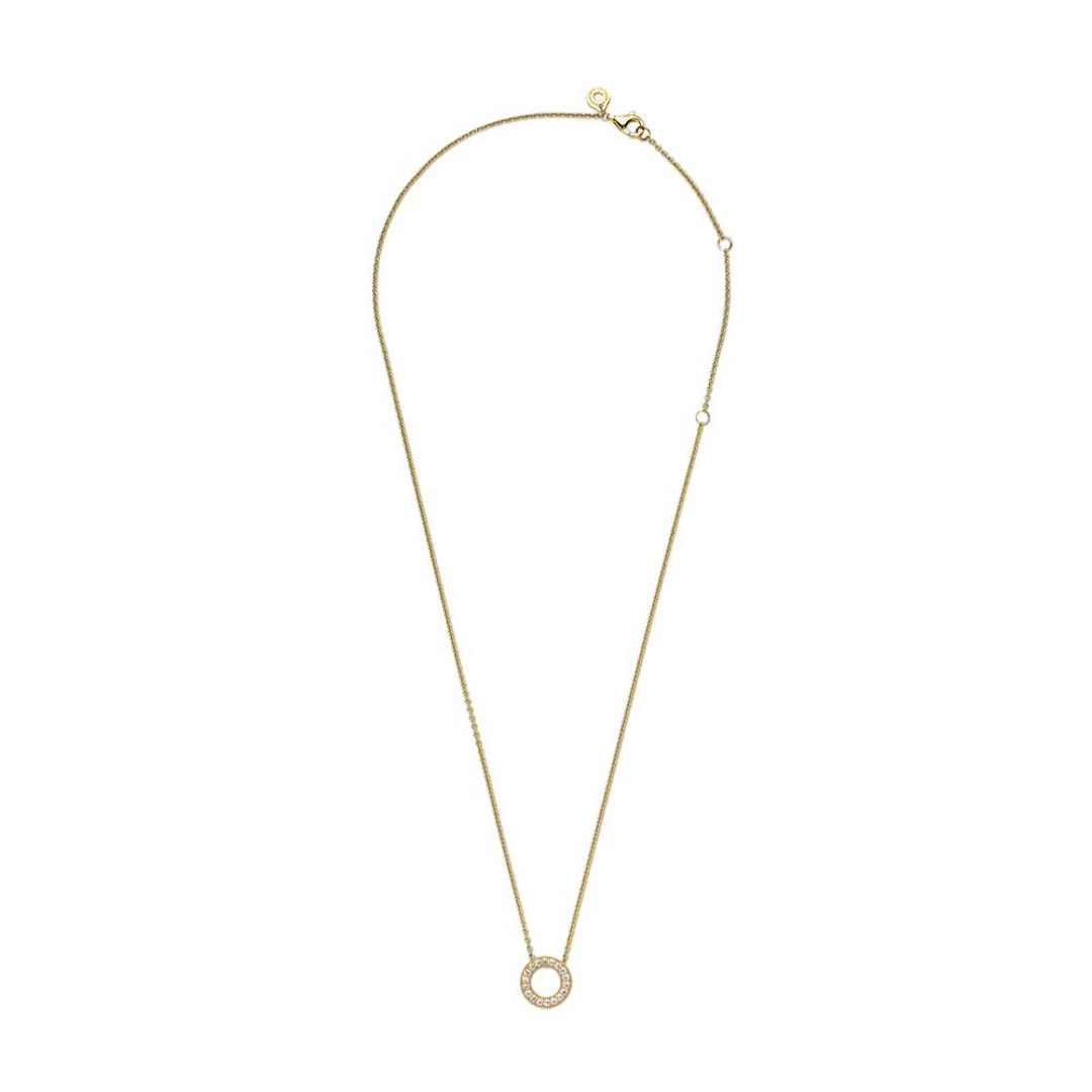 367436C01-45 | Pandora Gold Signature Collier Cercle Pavé