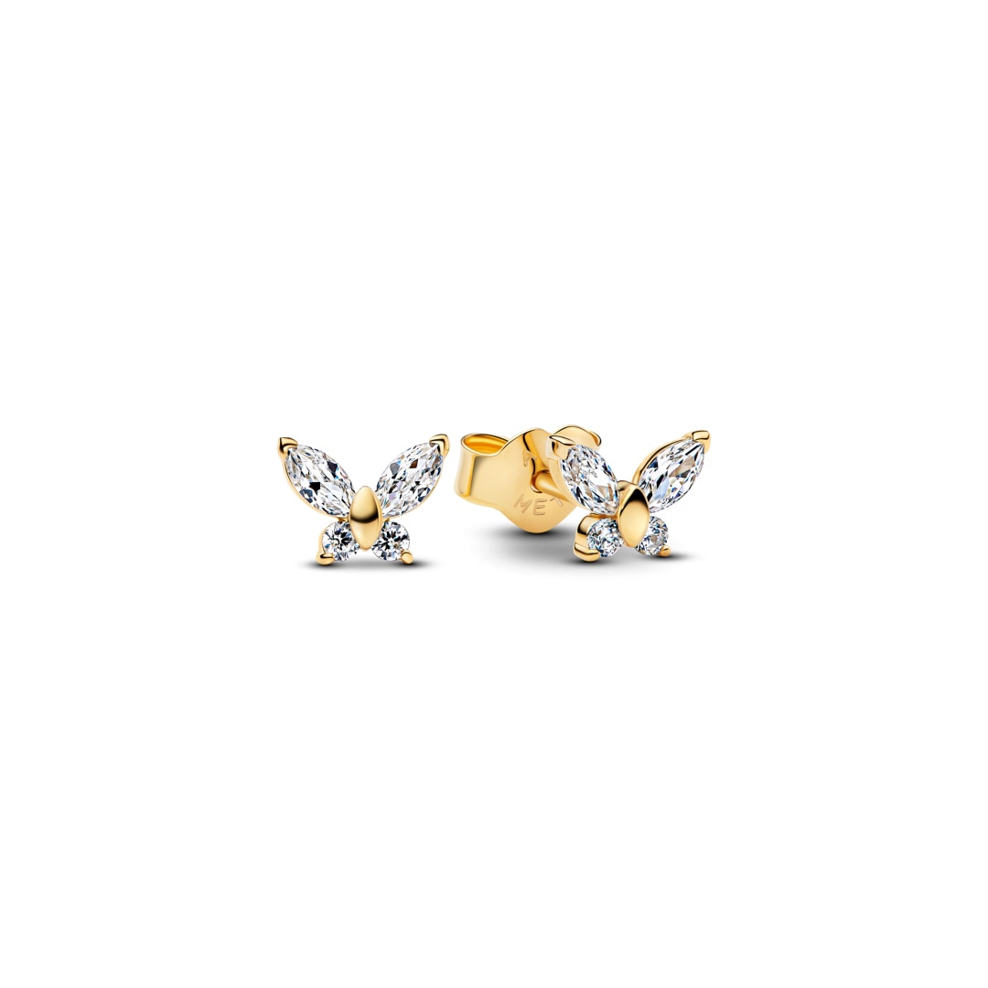 Pandora Gold Timeless Schmetterling Ohrstecker