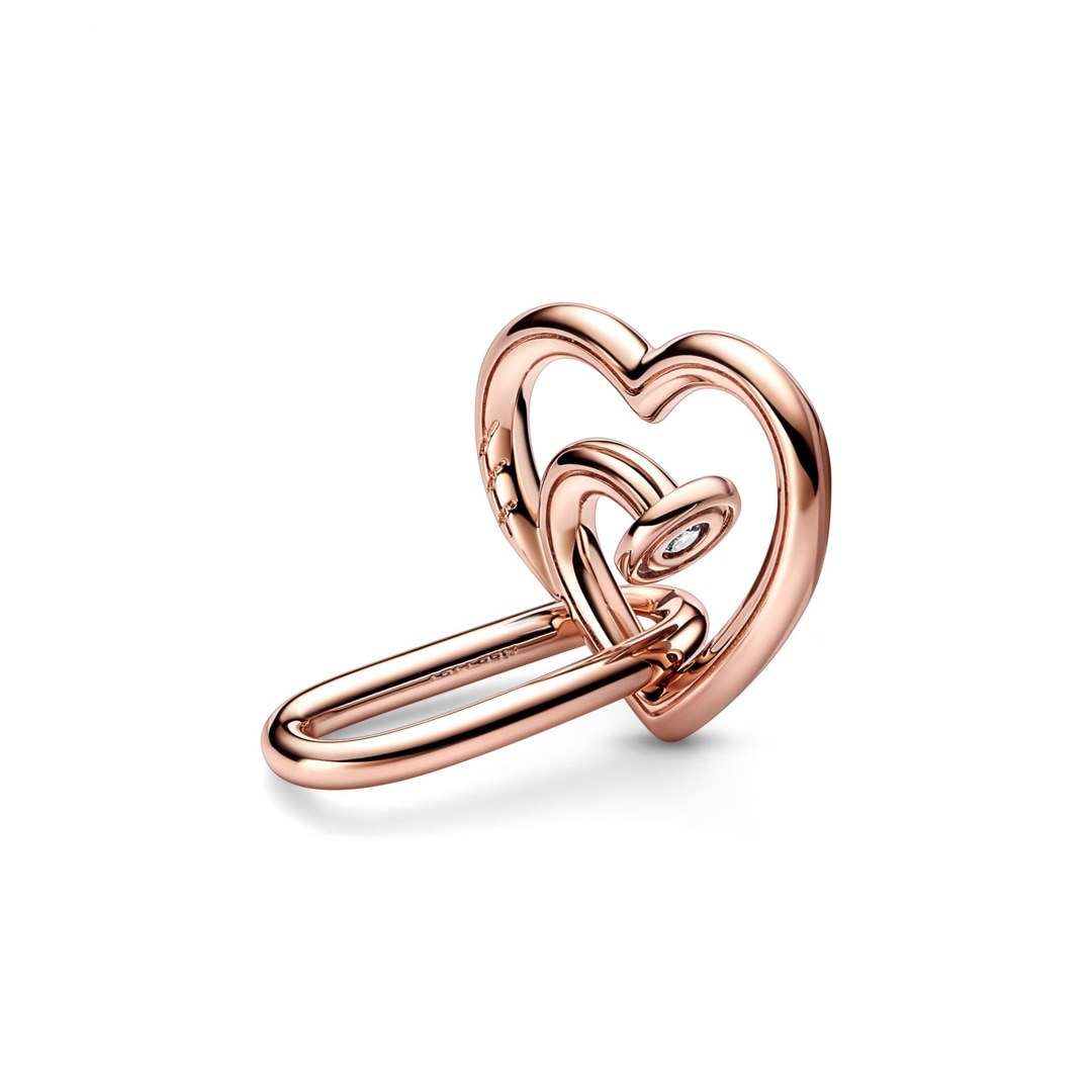 Pandora Rose ME Herzförmiger Nagel Styling-Doppel-Link