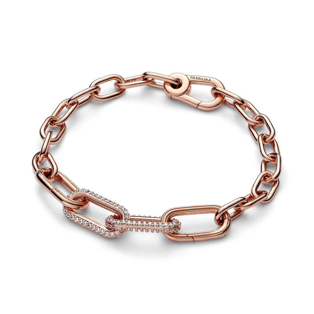 Pandora Rose ME Pavé Doppelter Styling-Link