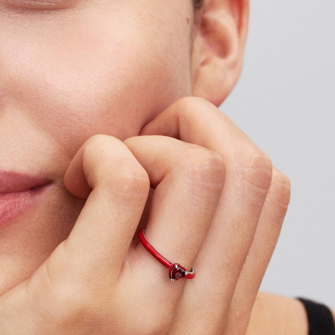 193088C05 | Pandora ME Red Chakra Heart Ring 925 Silver