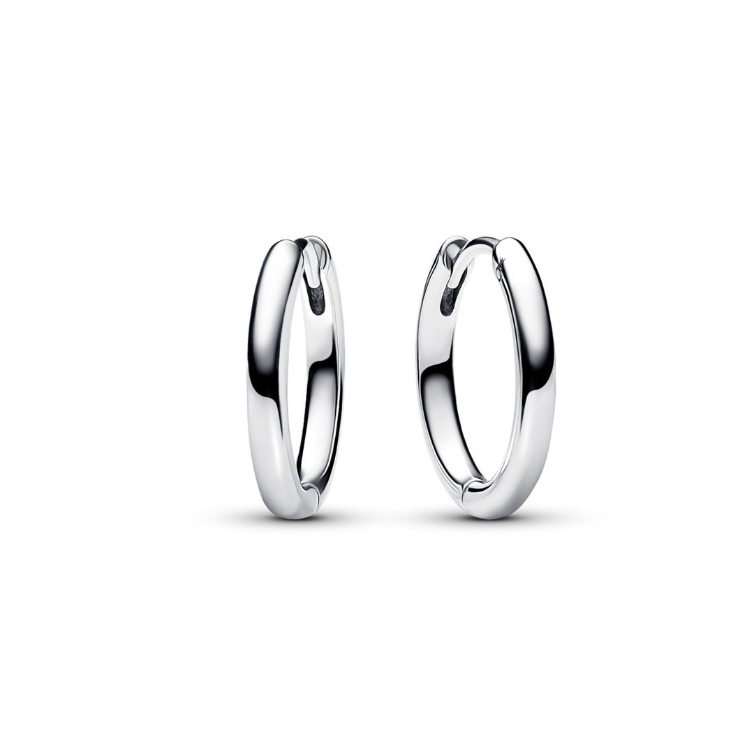 293355C00 | Pandora Moments 18 mm Charm Hoop Earrings 925 Silver