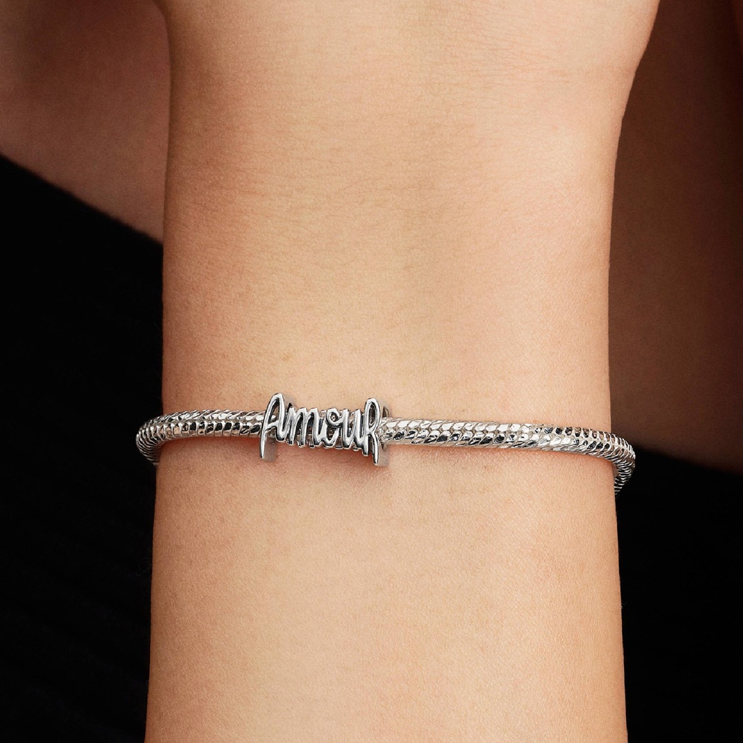 794426C00 | Pandora Moments Amour Script Charm 925 Silver