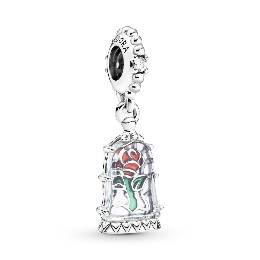 790024C01 | Pandora Moments Charm Pendant Disney La Belle et La Bête ...