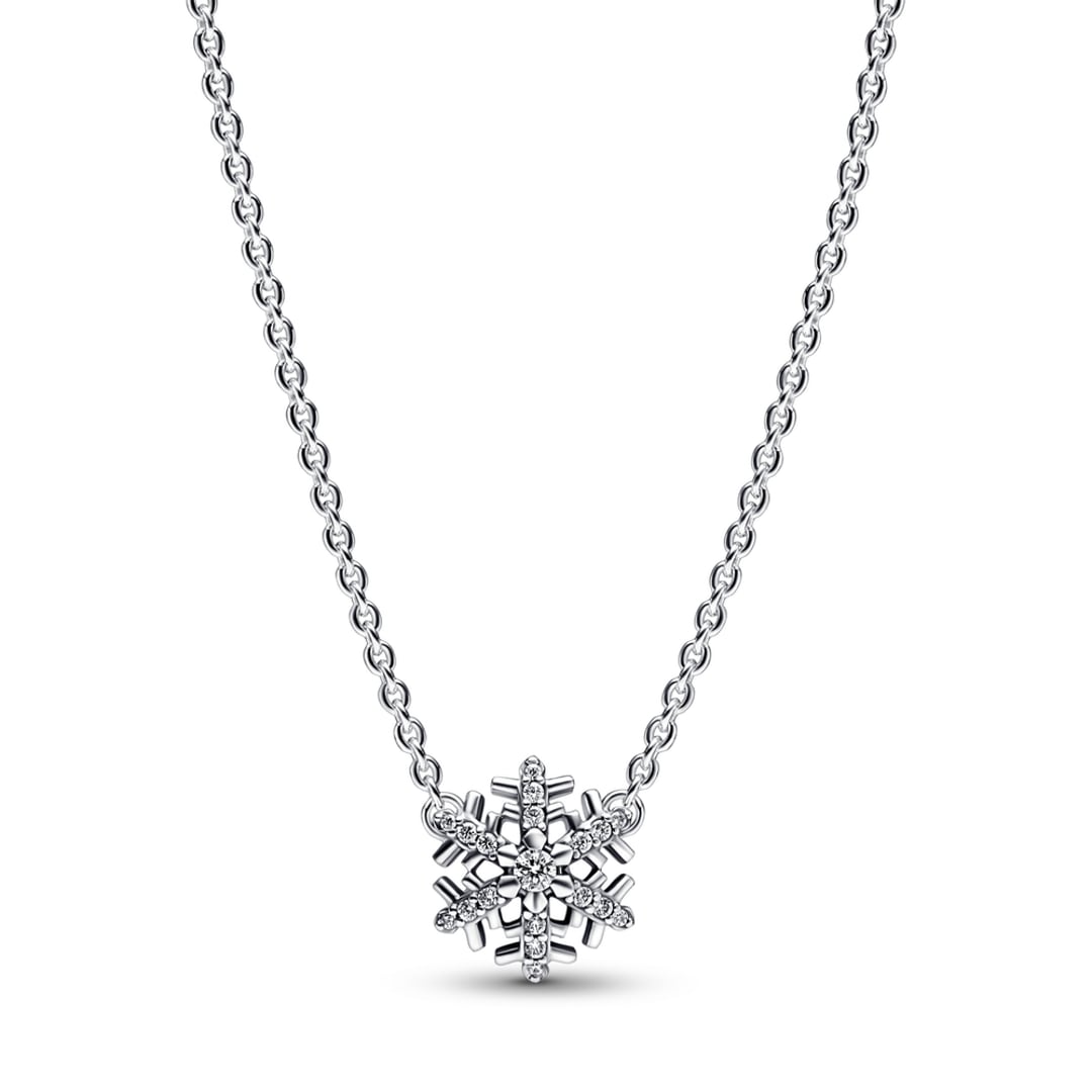 392371C01-45 | Pandora Moments Collier Pendentif Flocon de Neige ...