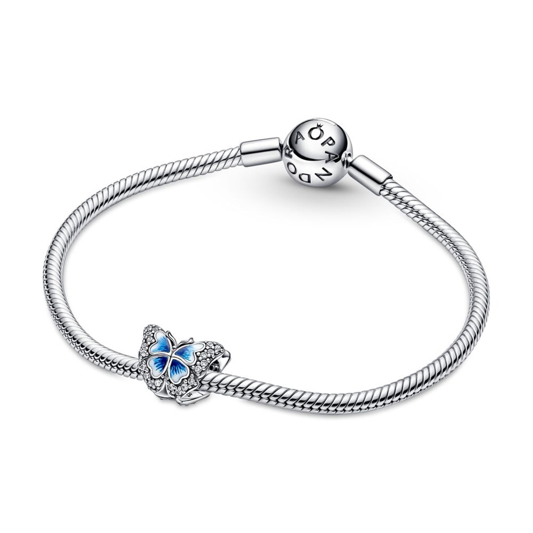 790761C01 | Pandora Moments Blue Butterfly Sparkling Charm