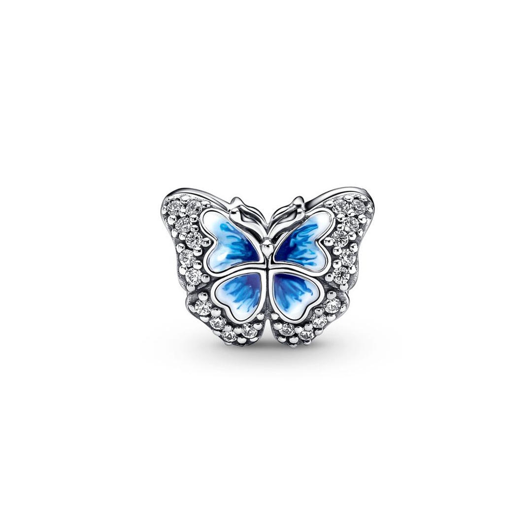 790761C01 | Pandora Moments Blue Butterfly Sparkling Charm