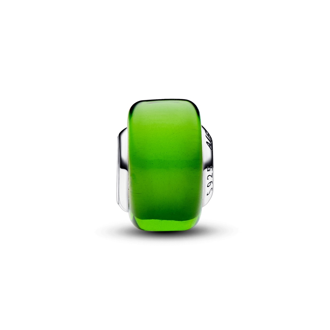 793106C00 | Pandora Moments Green Mini Murano Glass Charm 925 Silver