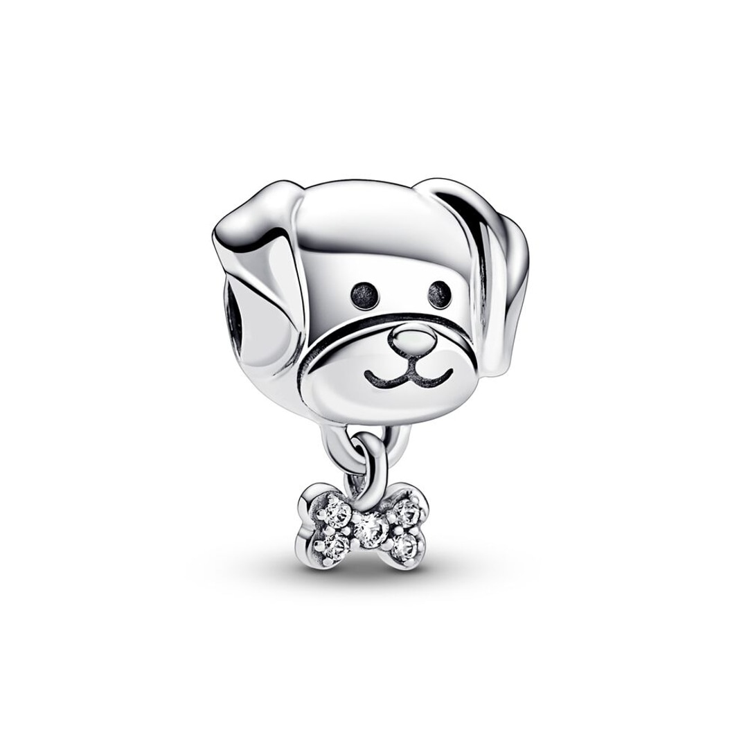 Pandora Moments Hund & Knochen Charm