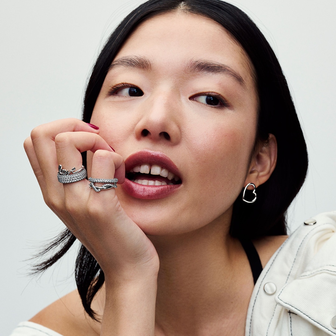 293077C00 | Pandora Moments Clous d’Oreilles Cœur Orienté vers l'avant ...