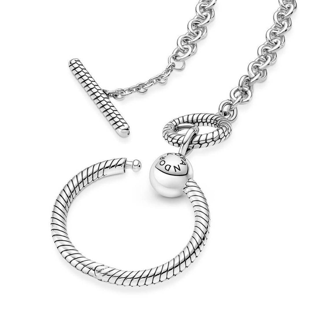 391157C00-50 | Pandora Moments Collier Fermoir T et Pendentif O