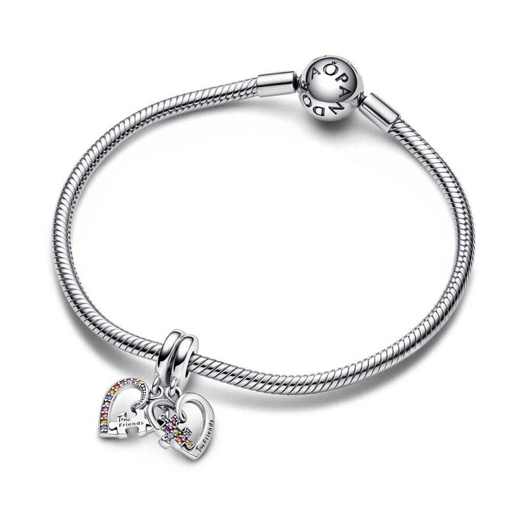 792239C01 | Pandora Moments Charm Pendant Amitié Séparable Cœurs Pièce ...
