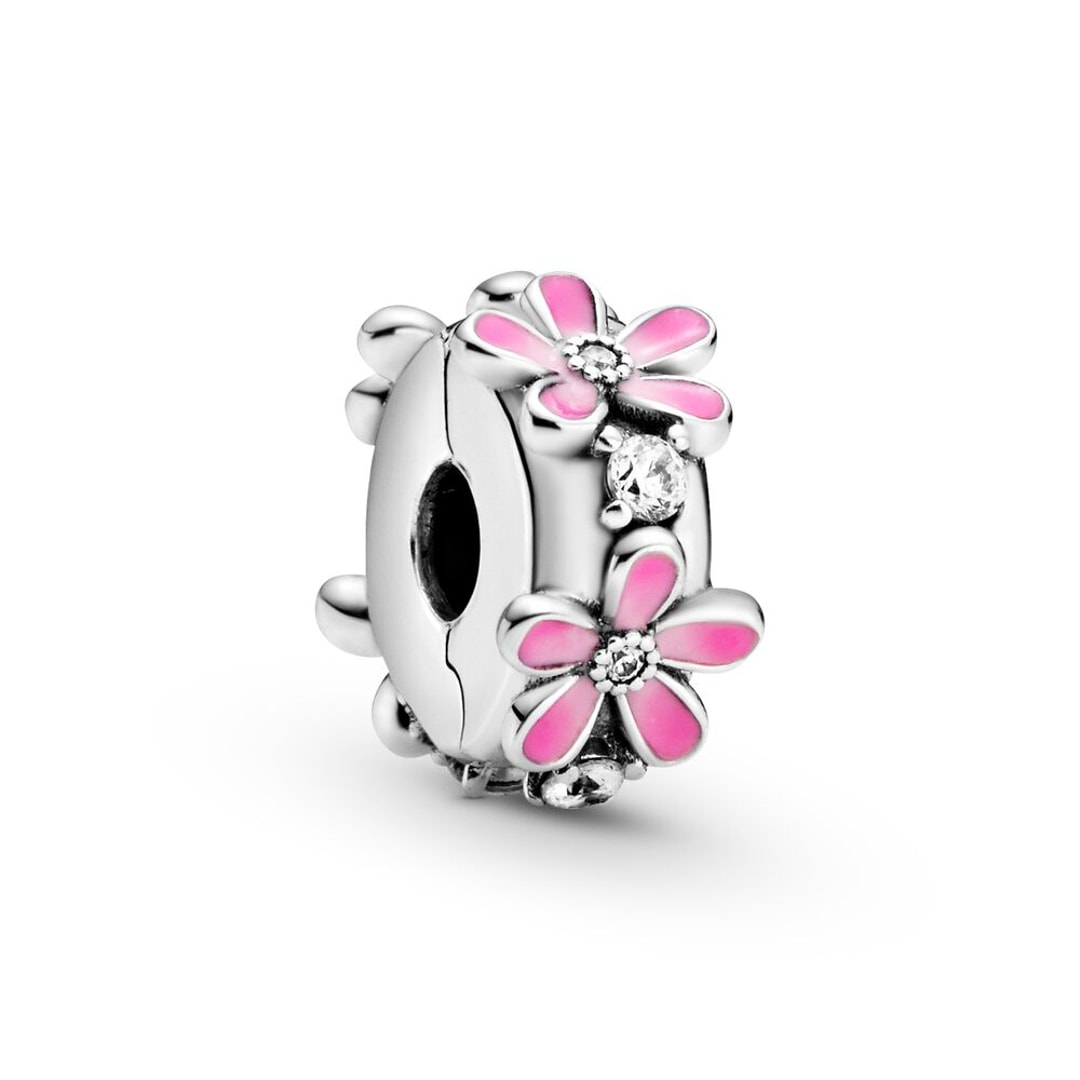 798809C01 | Pandora Moments Charm Clip Marguerites Roses
