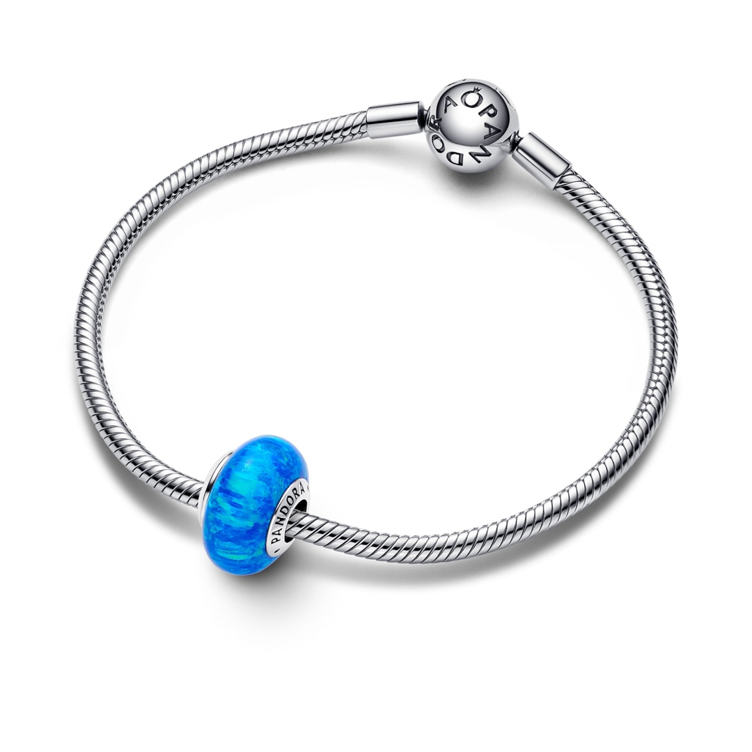 791691C02 | Pandora Moments Charm Bleu Profond Océan Opalescent 925 Argent