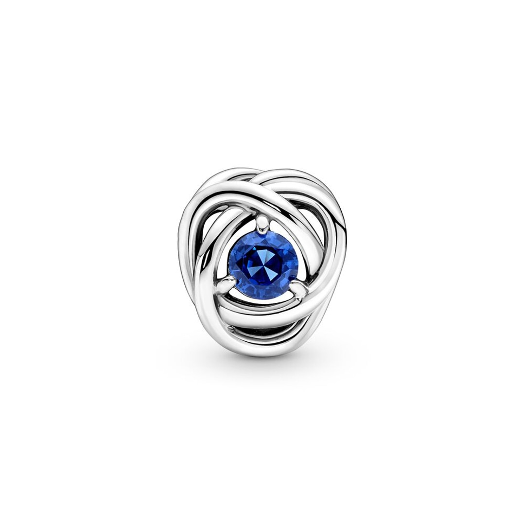 Pandora Moments September Geburtsstein Blauer Ewigkeitskreis Charm