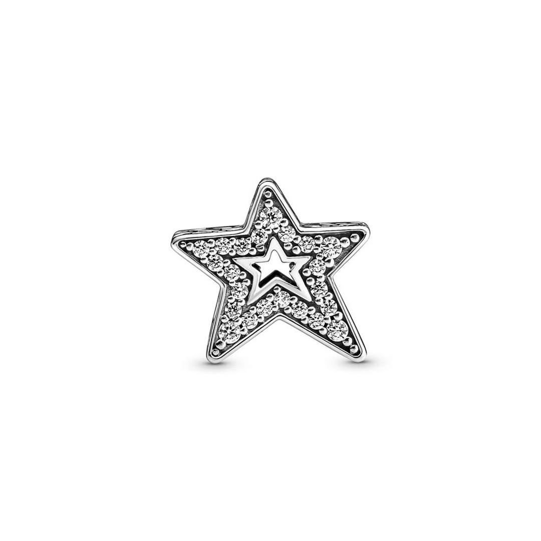 790016C01 | Pandora Moments Charm Étoile Asymétrique Scintillante