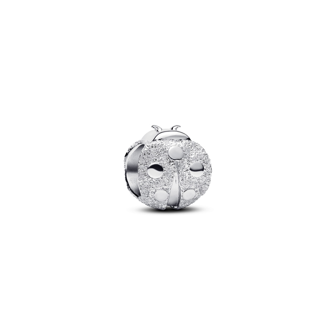 794527C00 | Pandora Moments Textured Ladybird Mini Charm 925 Silver