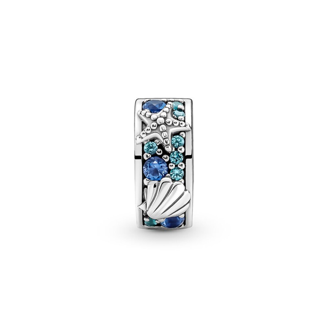 Pandora Moments Tropischer Seestern & Muschel Clip-Charm