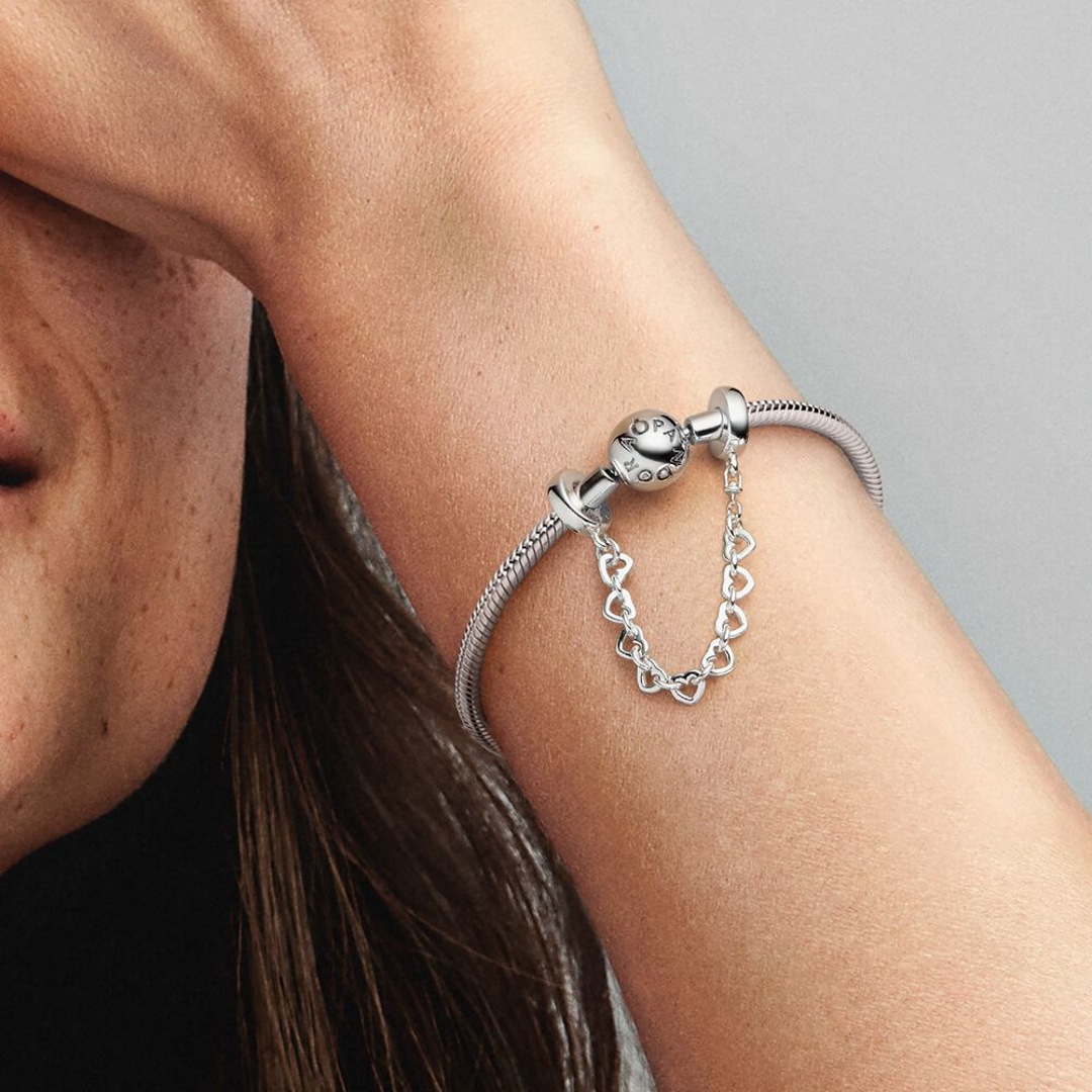 792274C00-05 | Pandora Moments Charm Chaîne de Confort Cœurs Liés