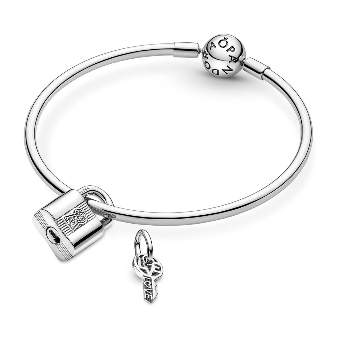 790088C01 | Pandora Moments Charm Pendant Cadenas et Clé