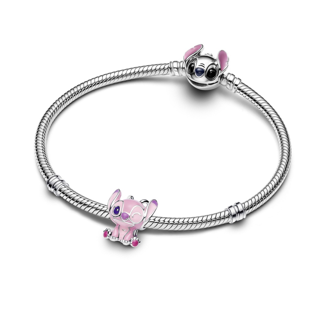 Pandora Moments x Disney Lilo und Stitch Angel Charm 925 Silber