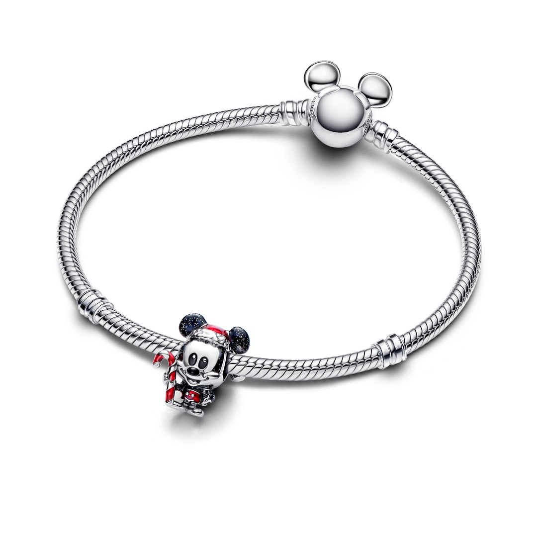 794217C01 | Pandora Moments x Disney Mickey Mouse Holiday Charm 925 Silver