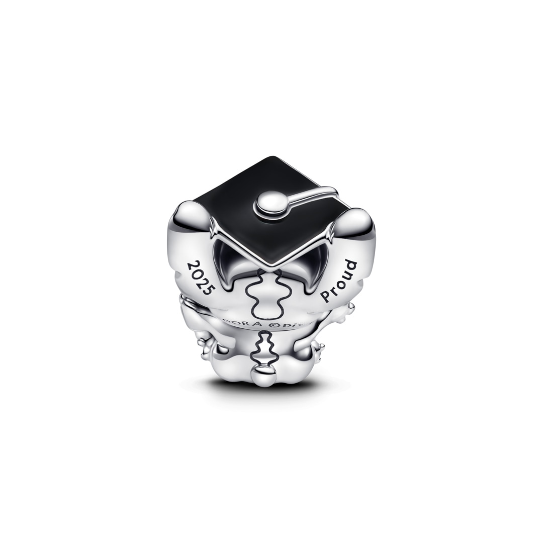 793789C01 | Pandora Moments x Disney Stitch Graduation Charm 925 Silver