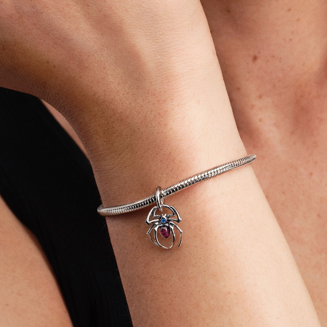 Pandora Moments x Marvel Spiderman Charm-Anhänger 925 Silber
