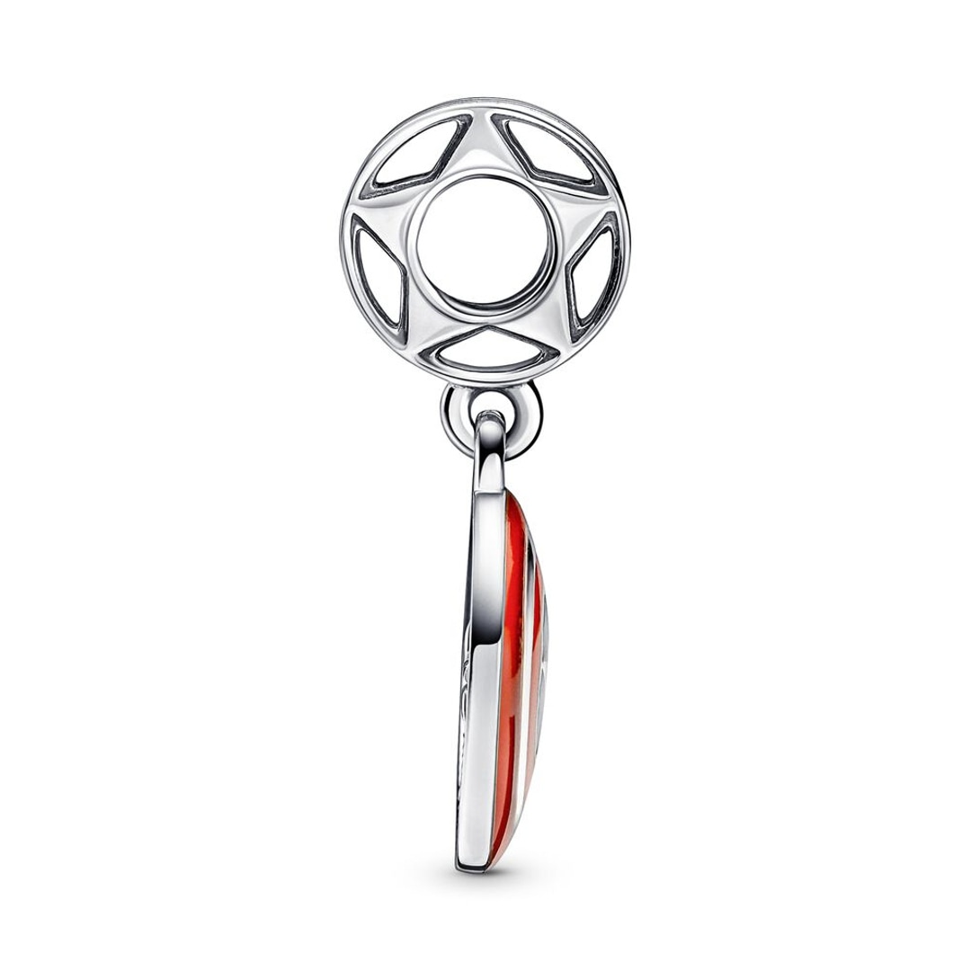 Pandora Moments x Marvel The Avengers Captain Americas Schild Charm ...