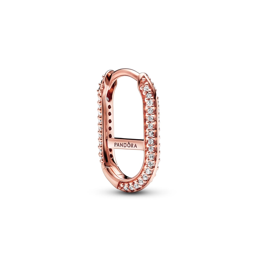 Pandora Rose ME Pavé Link-Ohrring