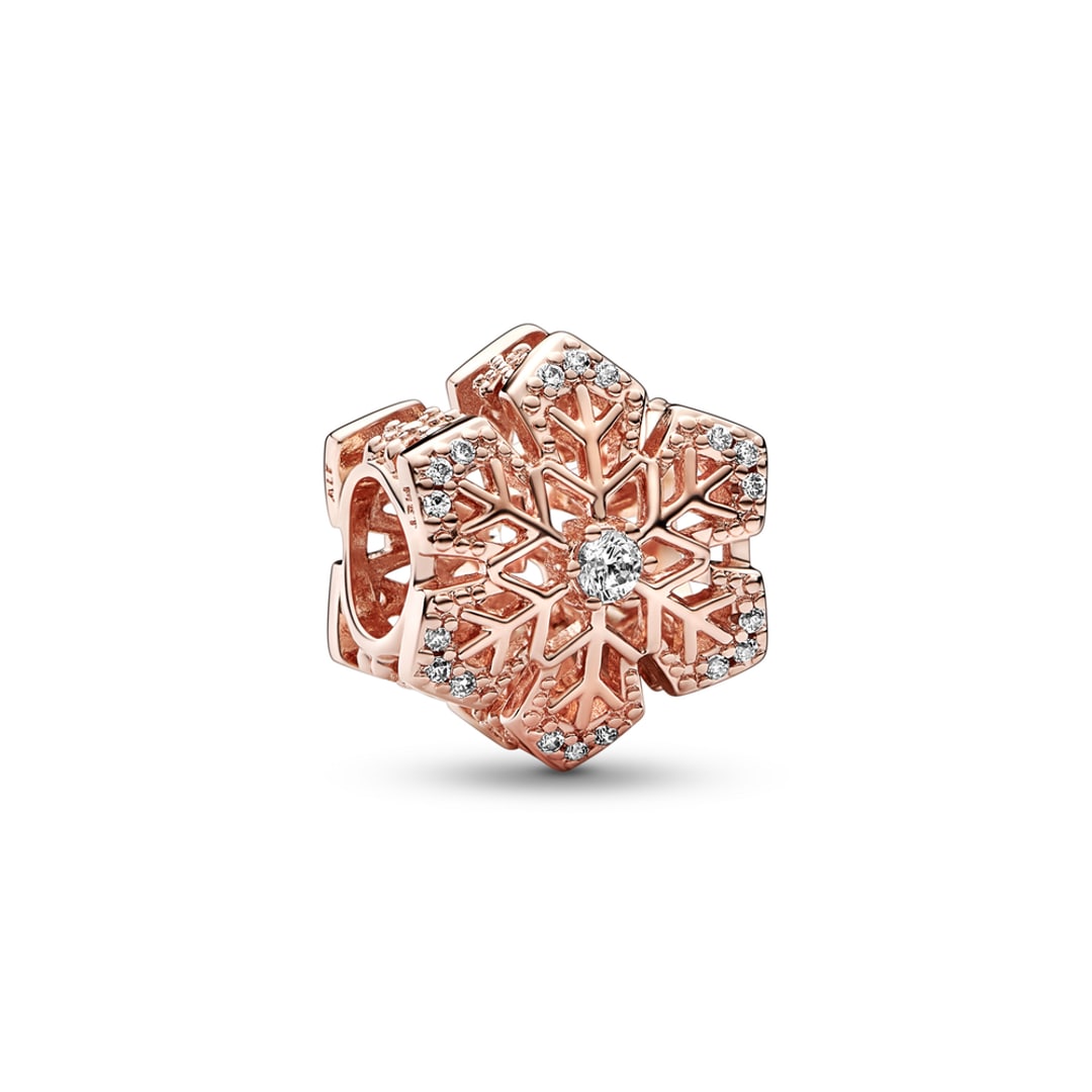 Pandora Rose Moments Festliches Schneeflocken Charm