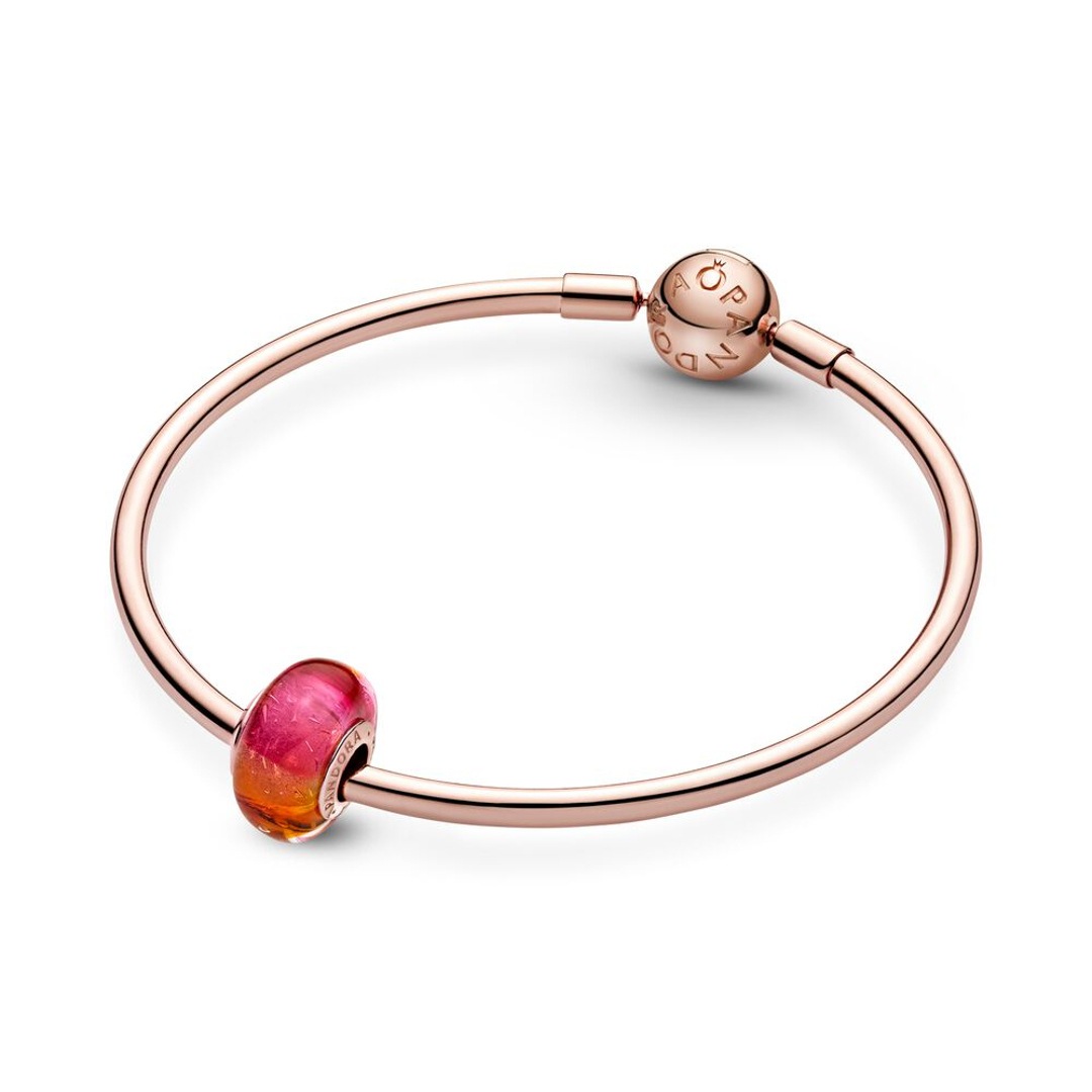 Pandora Rose Moments Glitzernder Sonnenuntergang Murano-Glas-Charm