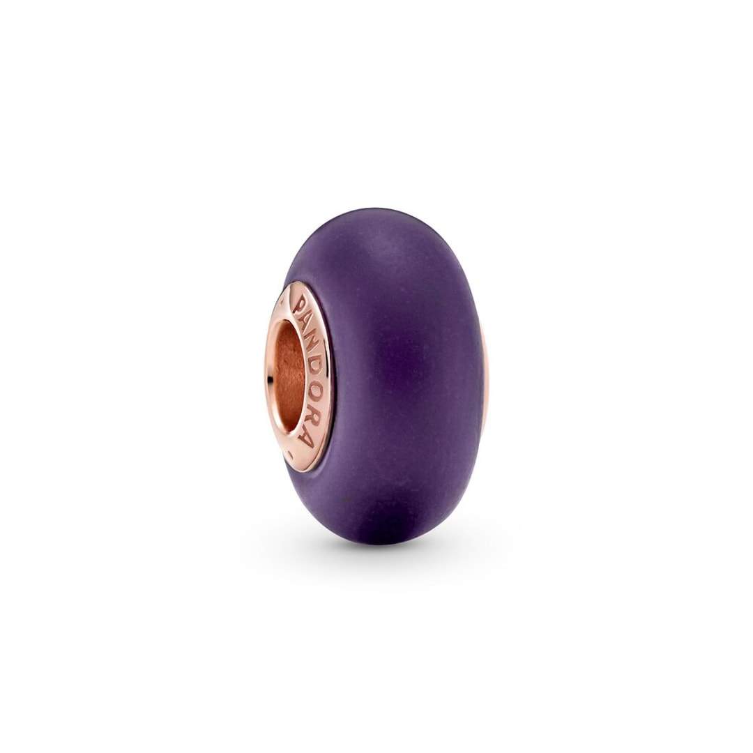 Pandora Rose Moments Mattes Violettes Murano-Glass Charm