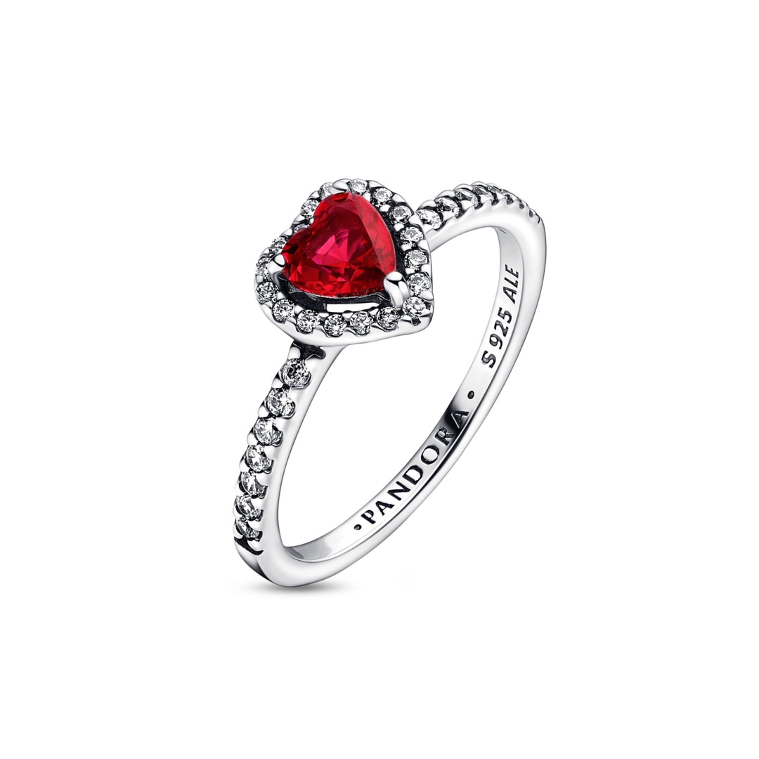 198421C02 | Pandora Timeless Bague Cœur Rouge Surélevé 198421C02 | Pandora Timeless Bague Cœur Rouge Surélevé
