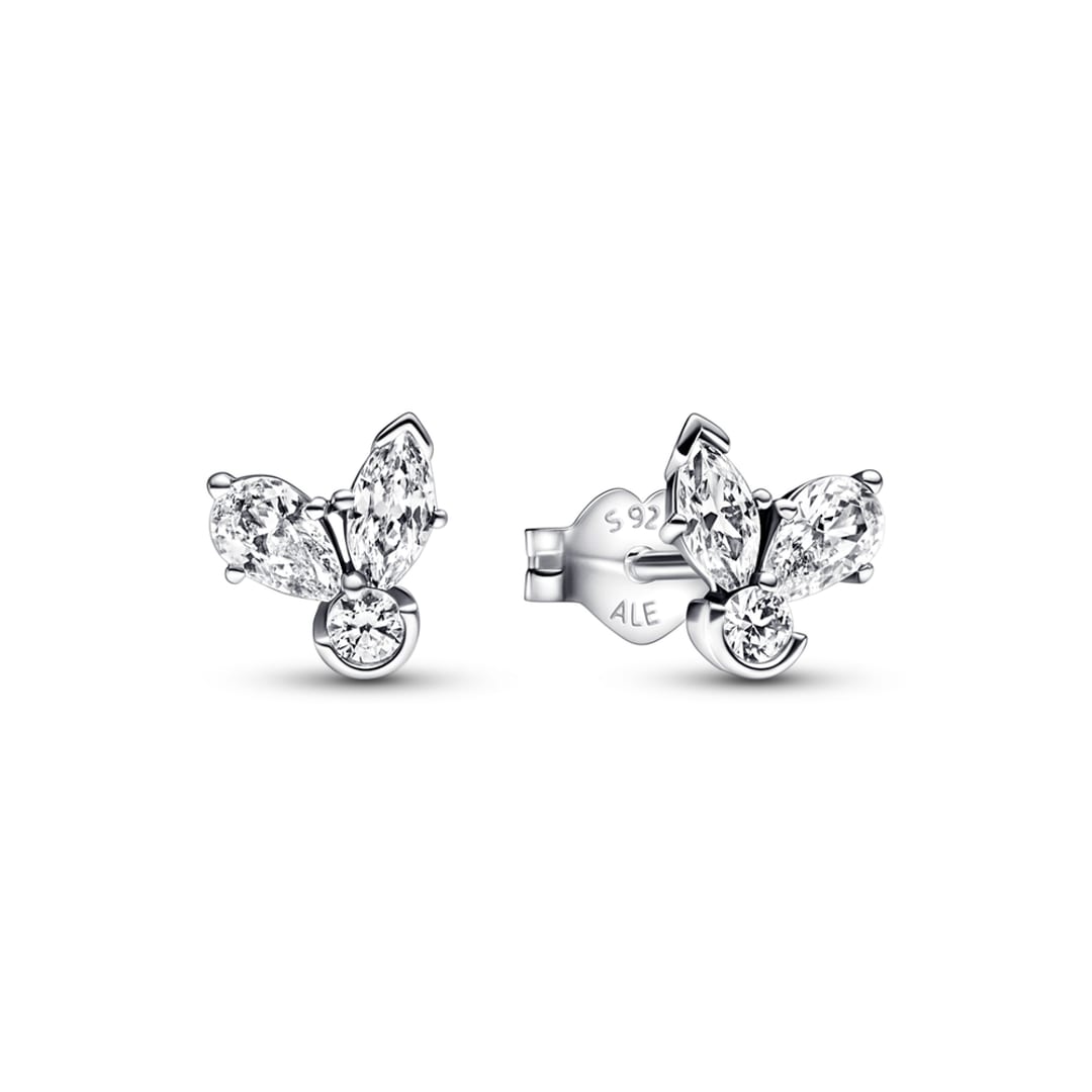 Pandora Timeless Funkelnde Herbarium Cluster Ohrringe