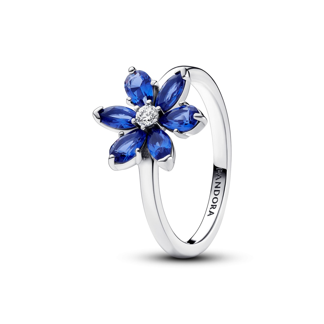 Pandora Timeless Funkelndes Herbarium Cluster Ring 925 Silber