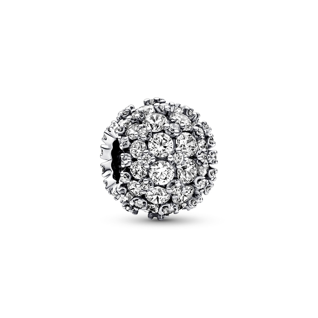 792630C01 | Pandora Moments Charm Rond Pavé Scintillant Argent 925