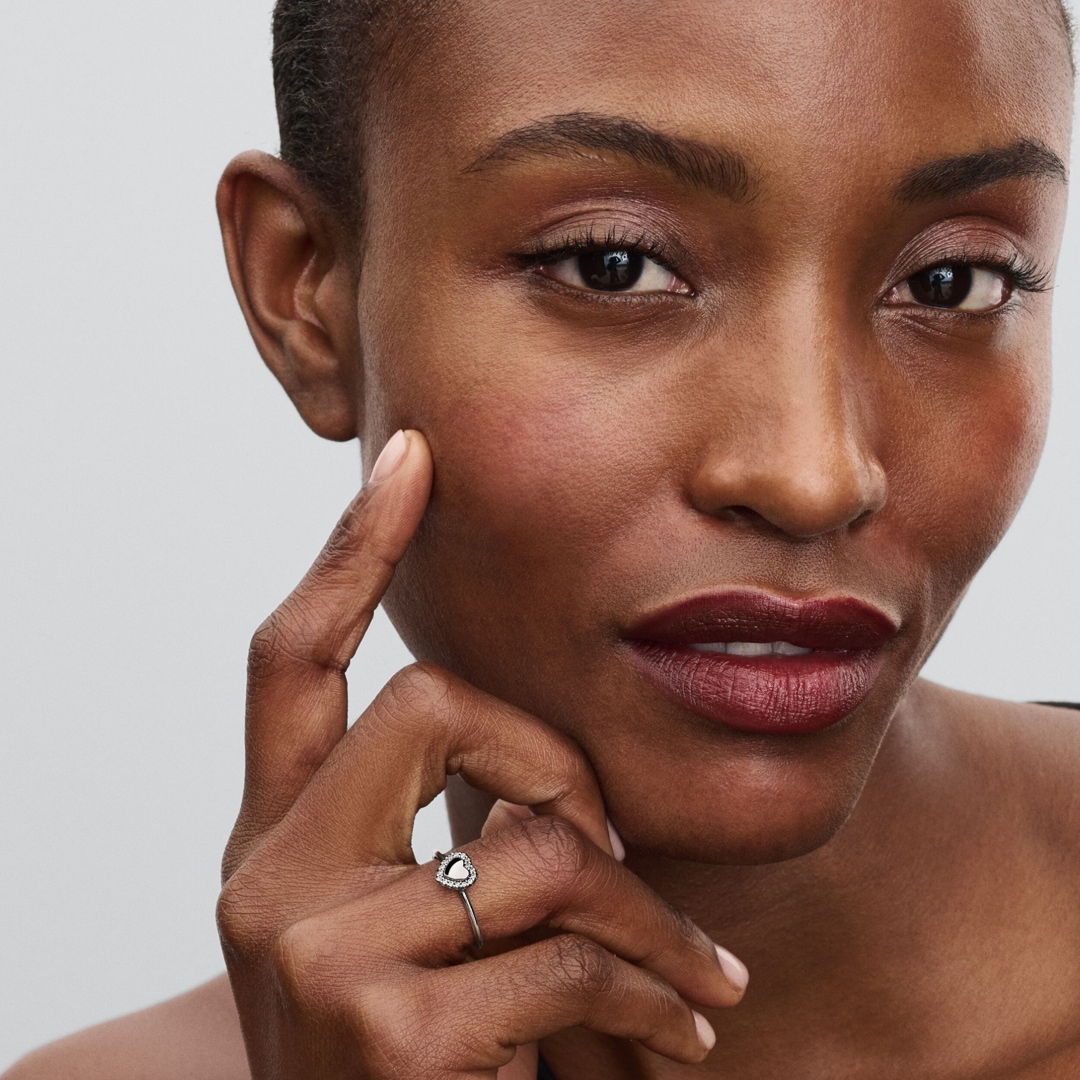 Pandora Timeless Herz Strahlenkranz Ring 925 Silber