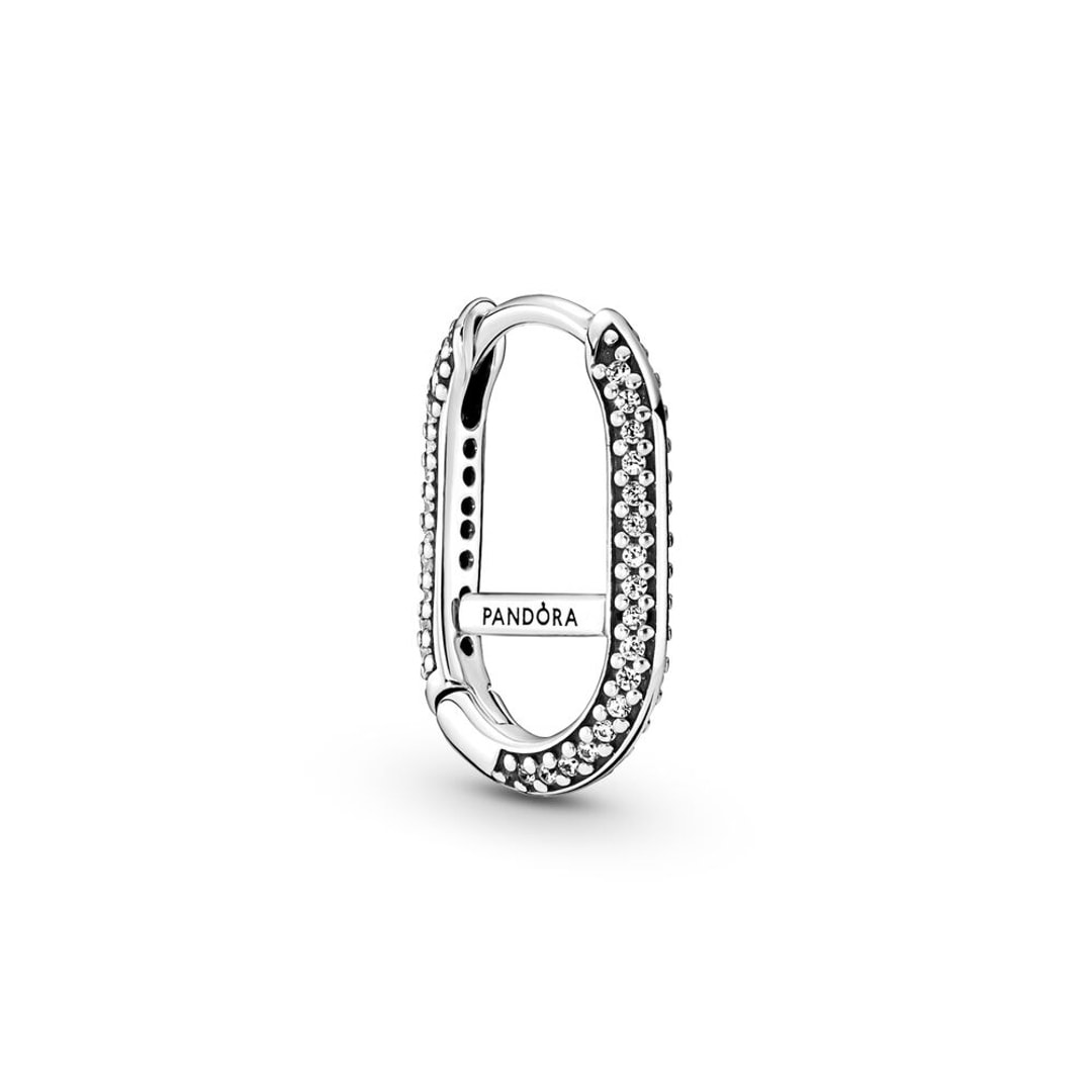 Pandora ME Pavé Link-Ohrring 925 Silber