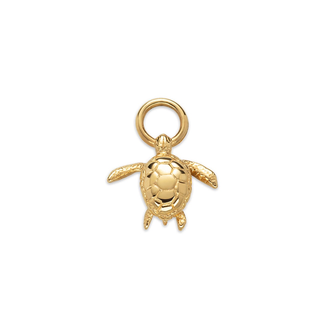 Paul Hewitt Charm Turtle Marinium Ocean Steel Goldig