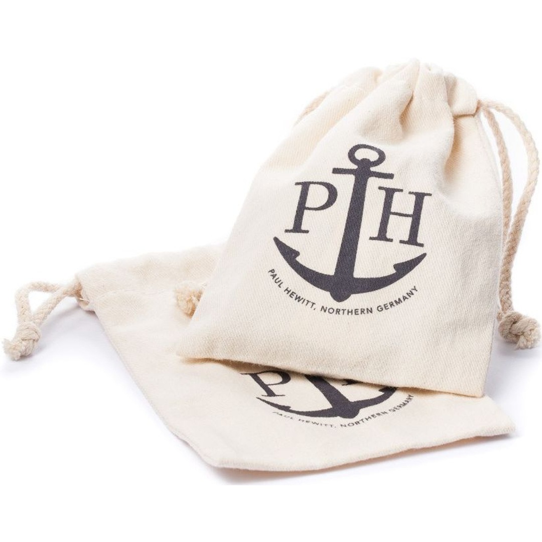 PH-PH-L-S-CA | Paul Hewitt Phrep Argenté Ancre Bracelet Cuir Canary