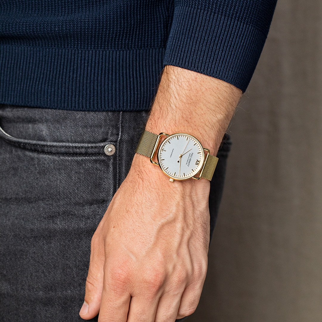 Paul Hewitt Sailor Line Marinium Ocean Steel Gold Ø 39 | PH-W-0322