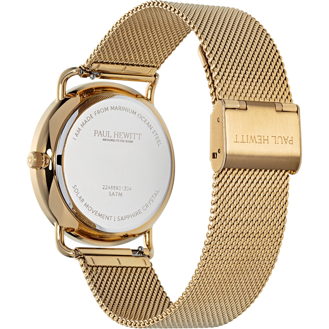 Paul Hewitt Sailor Line Marinium Ocean Steel Gold Ø 39 | PH-W-0322