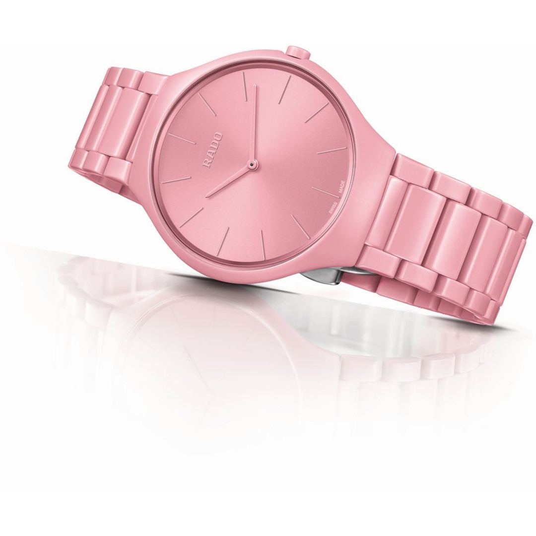 Rado True Thinline Le Corbusier Luminous Pink 4320C Limited Edition ...
